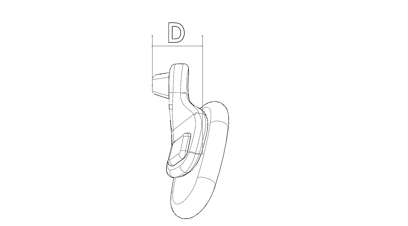 split nose pads diagram D | EXETER EYEWEAR LTD